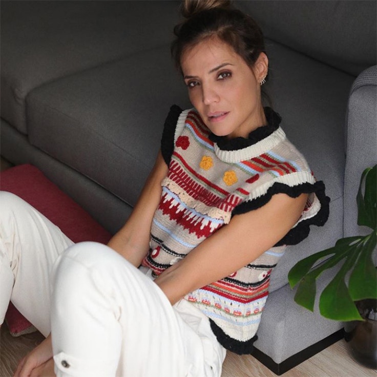 Así llevan las influencers los chalecos de punto - Plaza Mayor